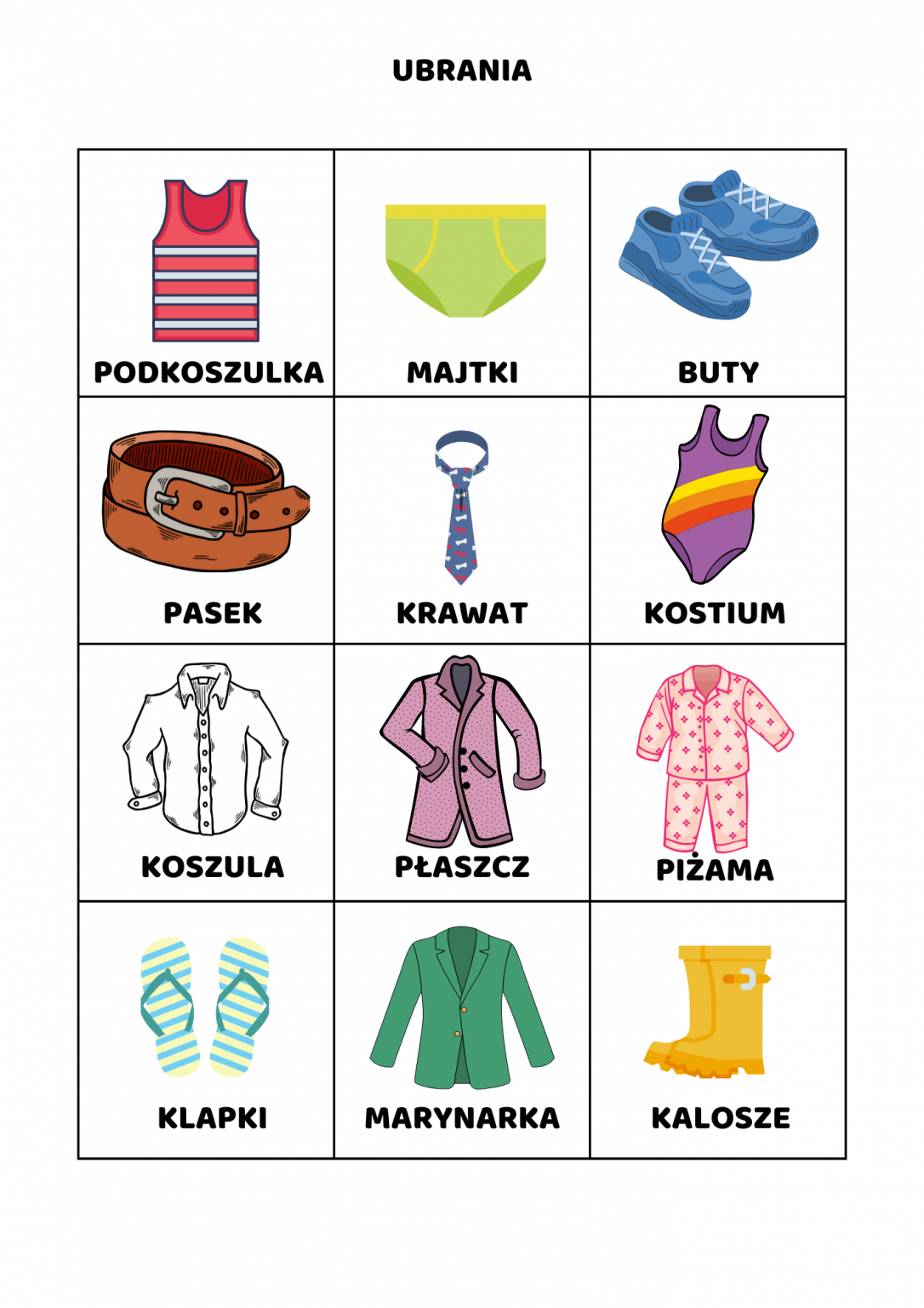 Piktogramy dla dzieci. Ściągnij najładniejsze piktogramy do druku ...