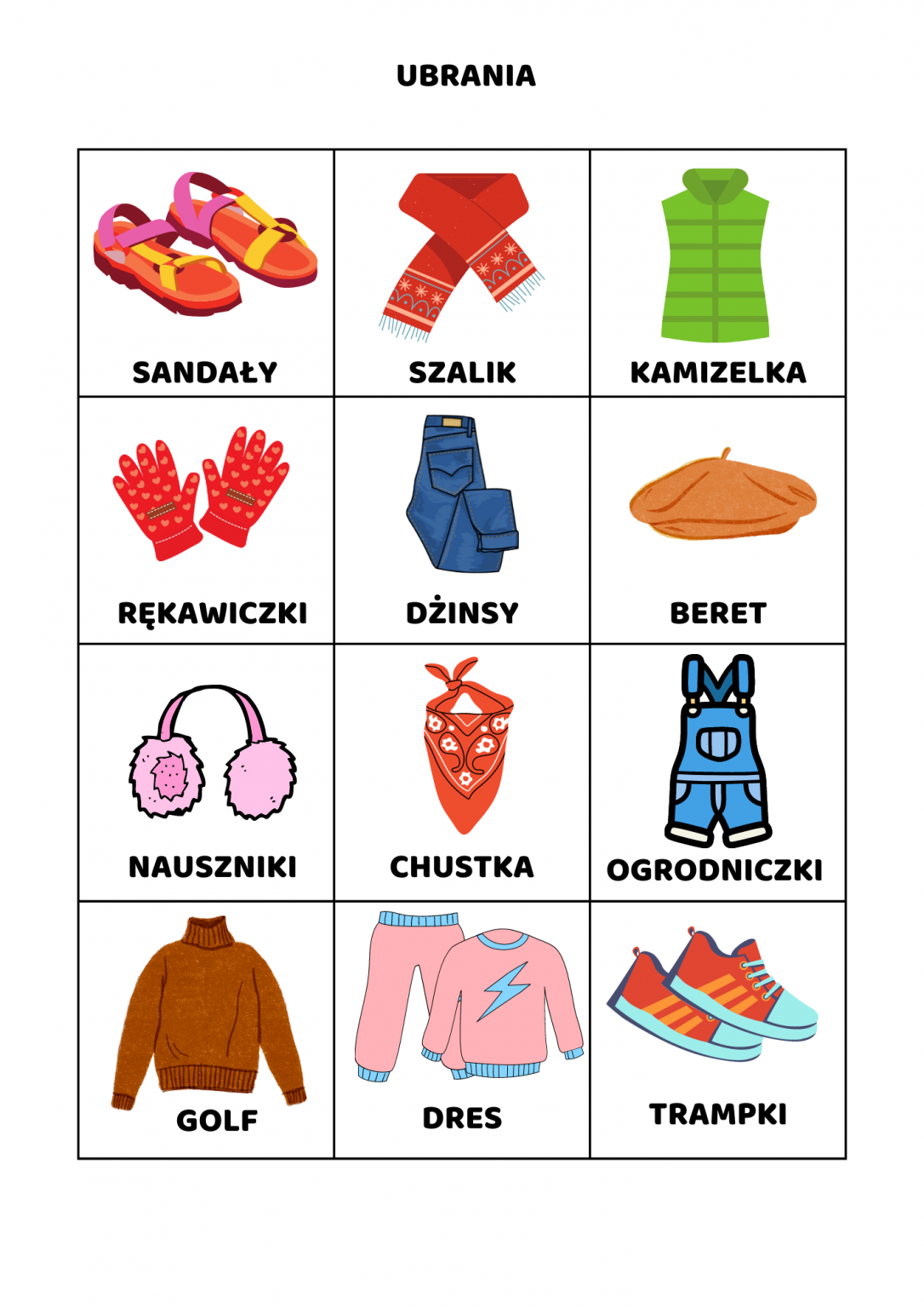 Piktogramy dla dzieci. Ściągnij najładniejsze piktogramy do druku ...